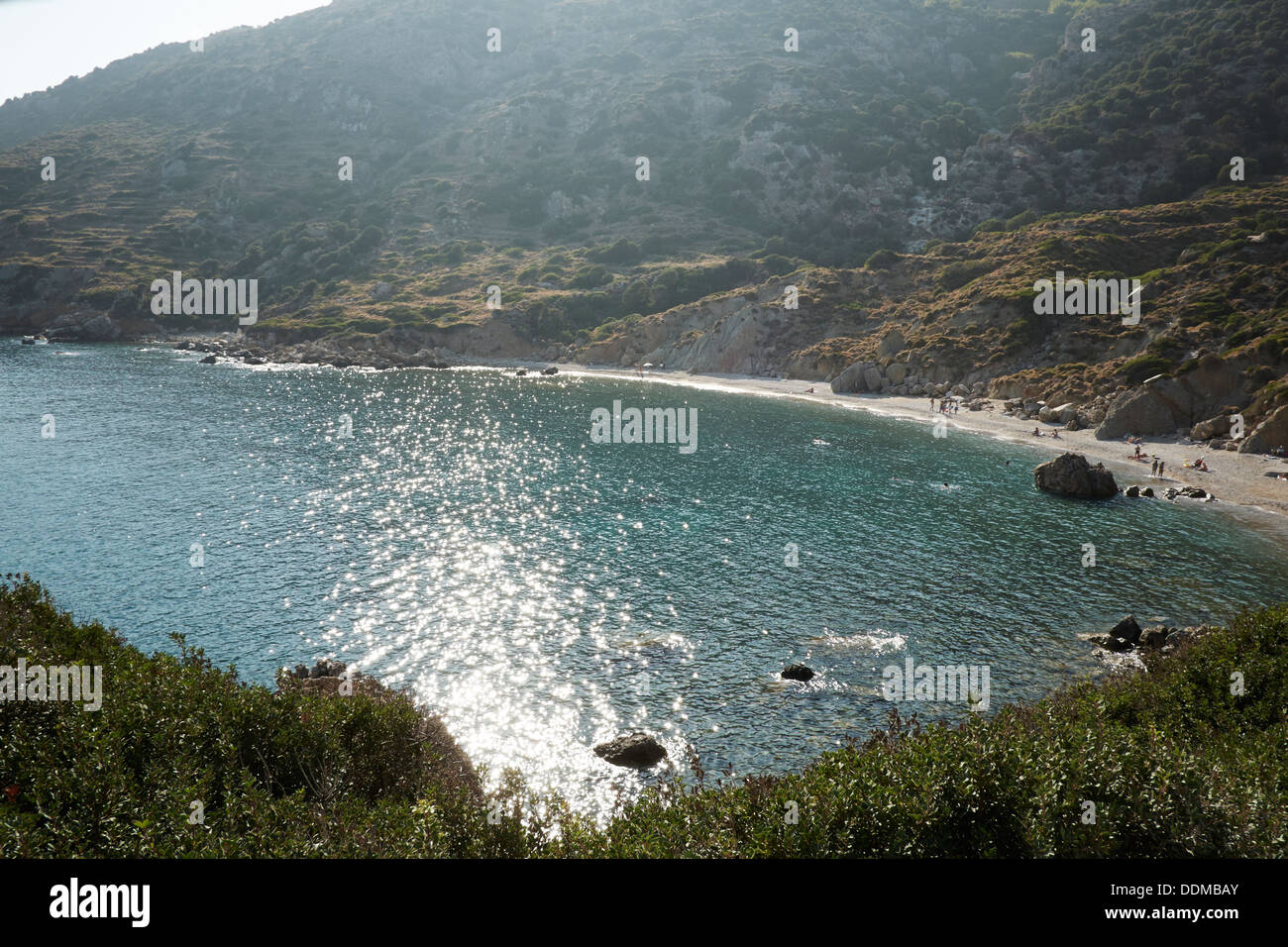 Nealia beach, Ikaria, Greece Stock Photo - Alamy