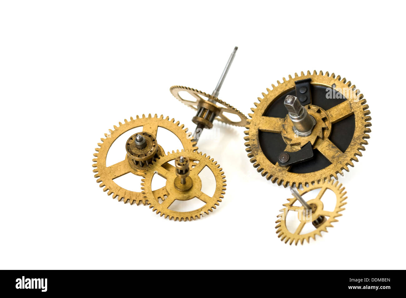 hour gear isolated on white background Stock Photo - Alamy