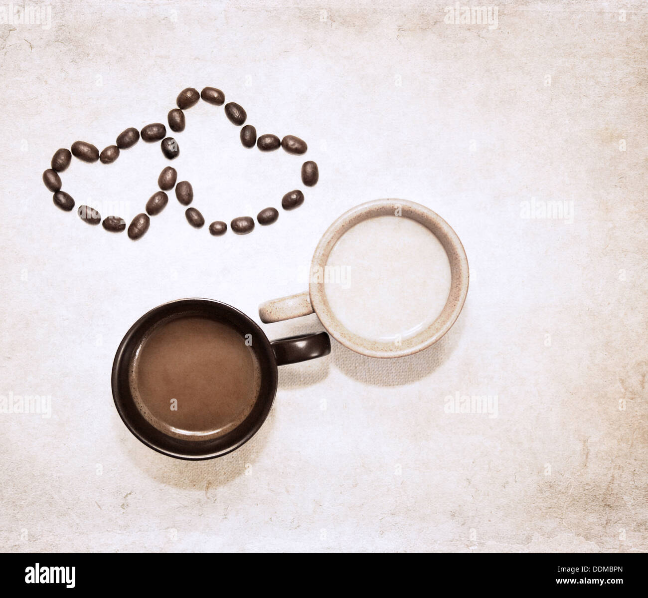 Symbols in coffee hi-res stock photography and images - Alamy