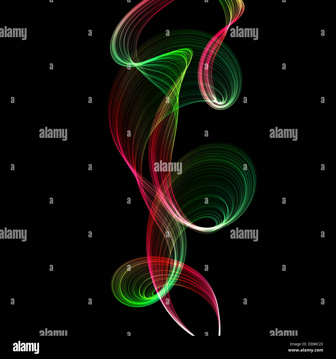abstract colorful twisted waves Stock Photo - Alamy