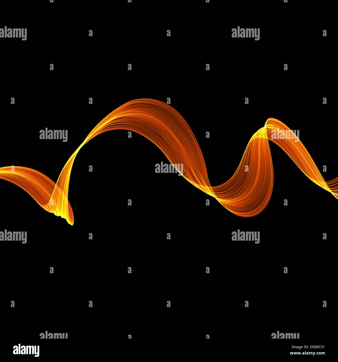 Abstract golden twisted waves hi-res stock photography and images - Alamy