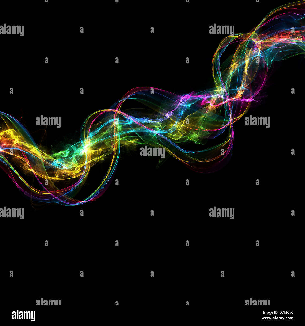 abstract colorful twisted waves Stock Photo - Alamy