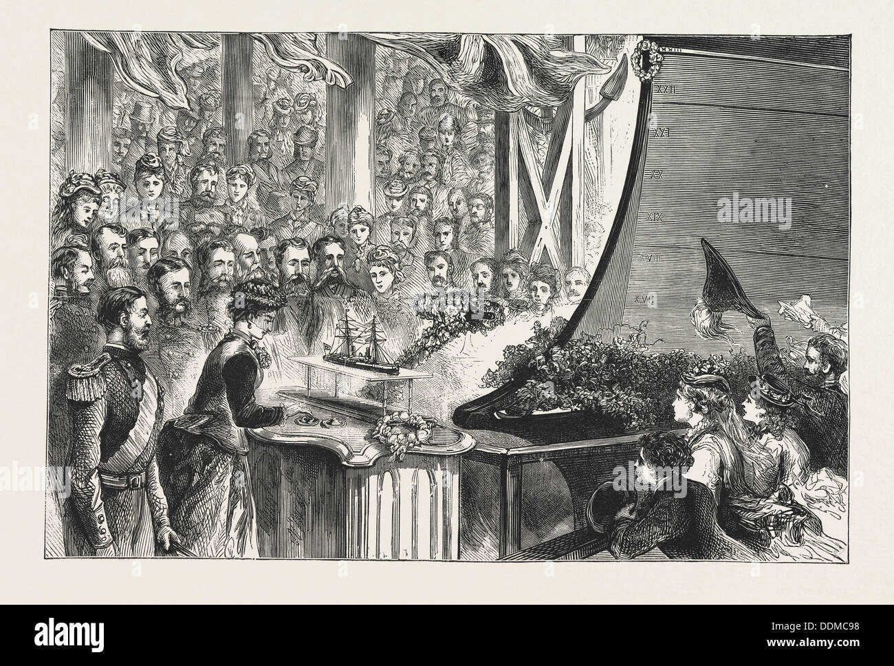 THE PRINCESS LOUISE AT PORTSMOUTH, CHRISTENING OF THE INFLEXIBLE ...