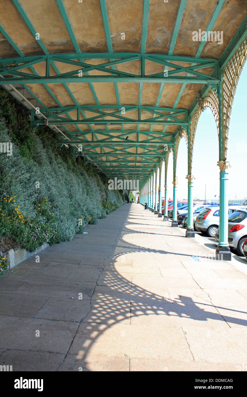 On the front at Madeira Drive, Brighton, Sussex, England, UK Stock ...