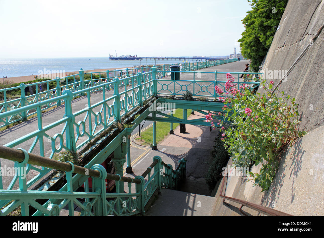 On the front at Madeira Drive, Brighton, Sussex, England, UK Stock ...