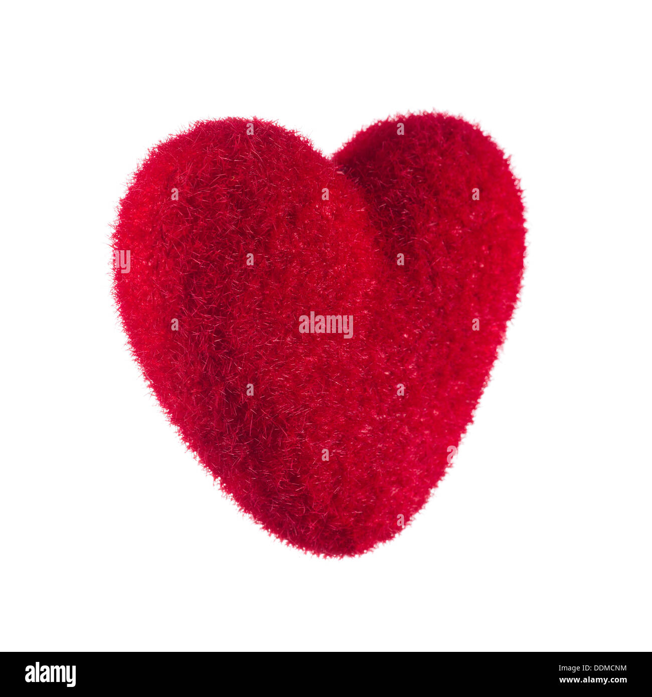 Red heart close-up on a white background Stock Photo - Alamy