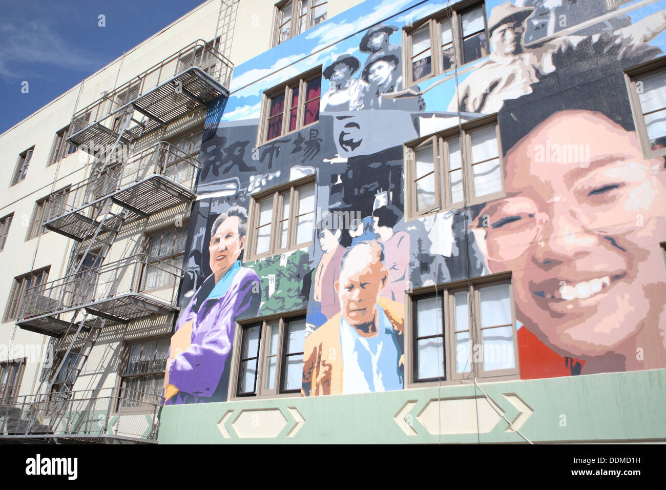 Mural coit tower hi-res stock photography and images - Alamy