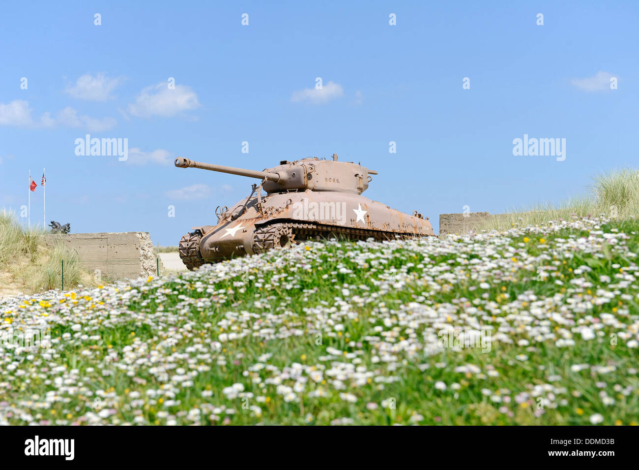 Sherman battle tank hi-res stock photography and images - Alamy
