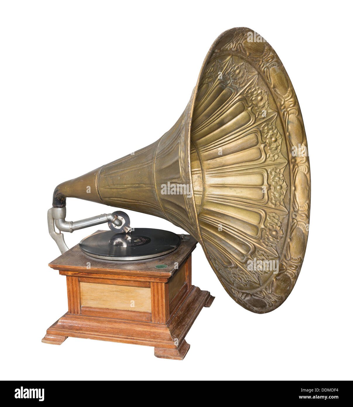 Listening to old record player hi-res stock photography and images - Alamy