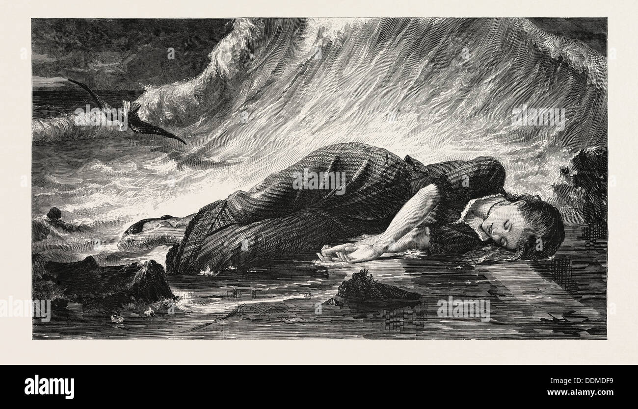 VIRGINIA DROWNED, FROM THE PAINTING BY J. BERTRAND Stock Photo - Alamy