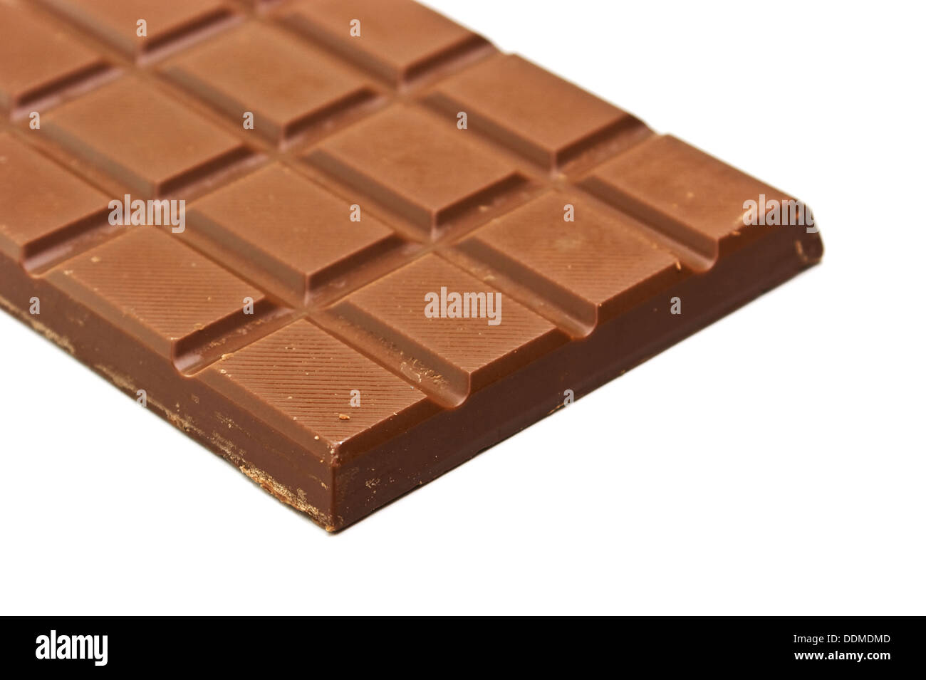 bar of chocolate isolated on white background Stock Photo - Alamy