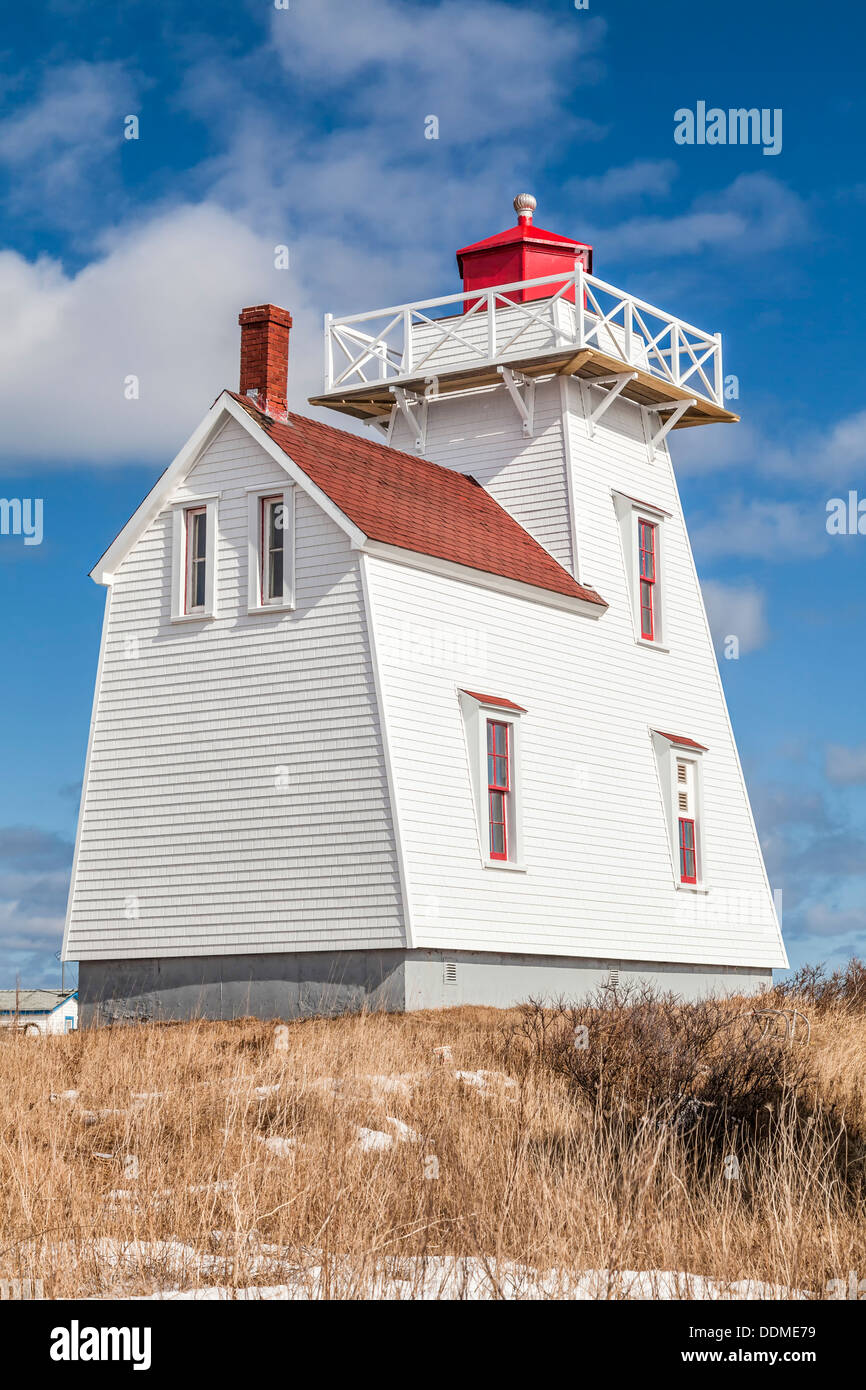 North Rustico lighthouse in the town of North Rustico, Prince Edward ...