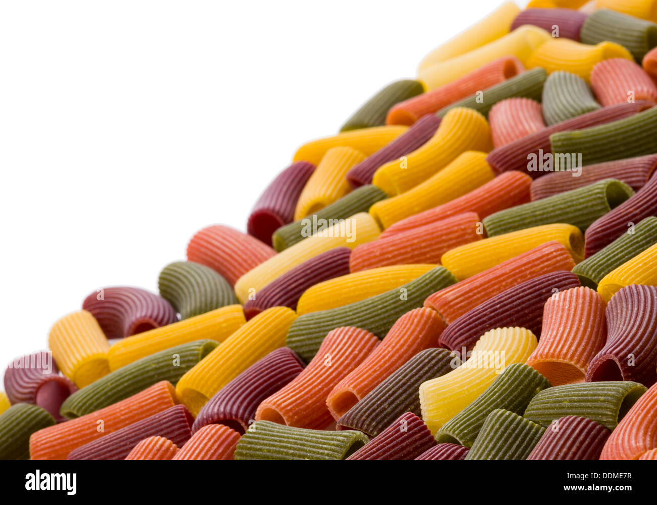 colored pasta closeup Stock Photo - Alamy