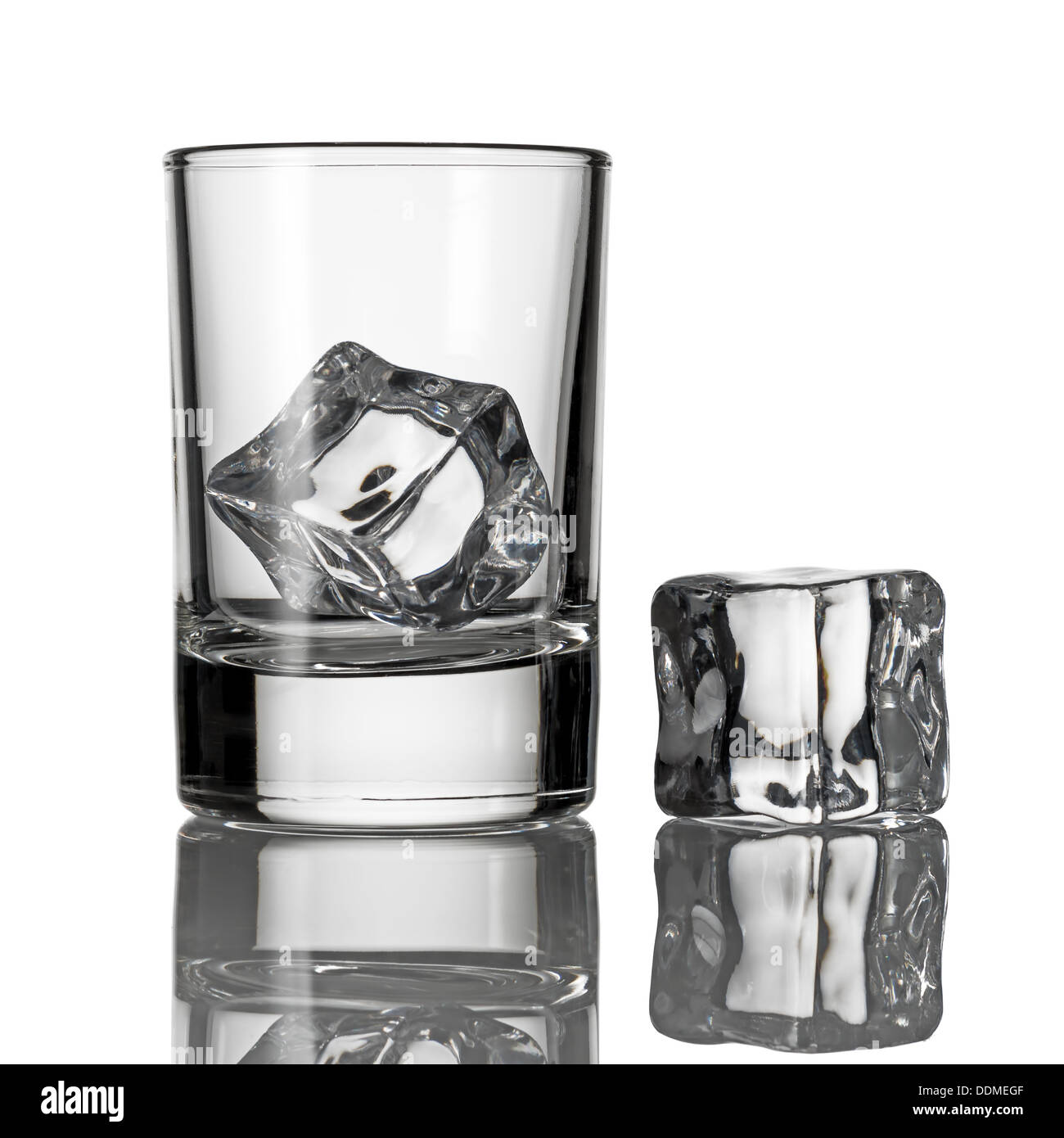 ice in a glass Stock Photo - Alamy