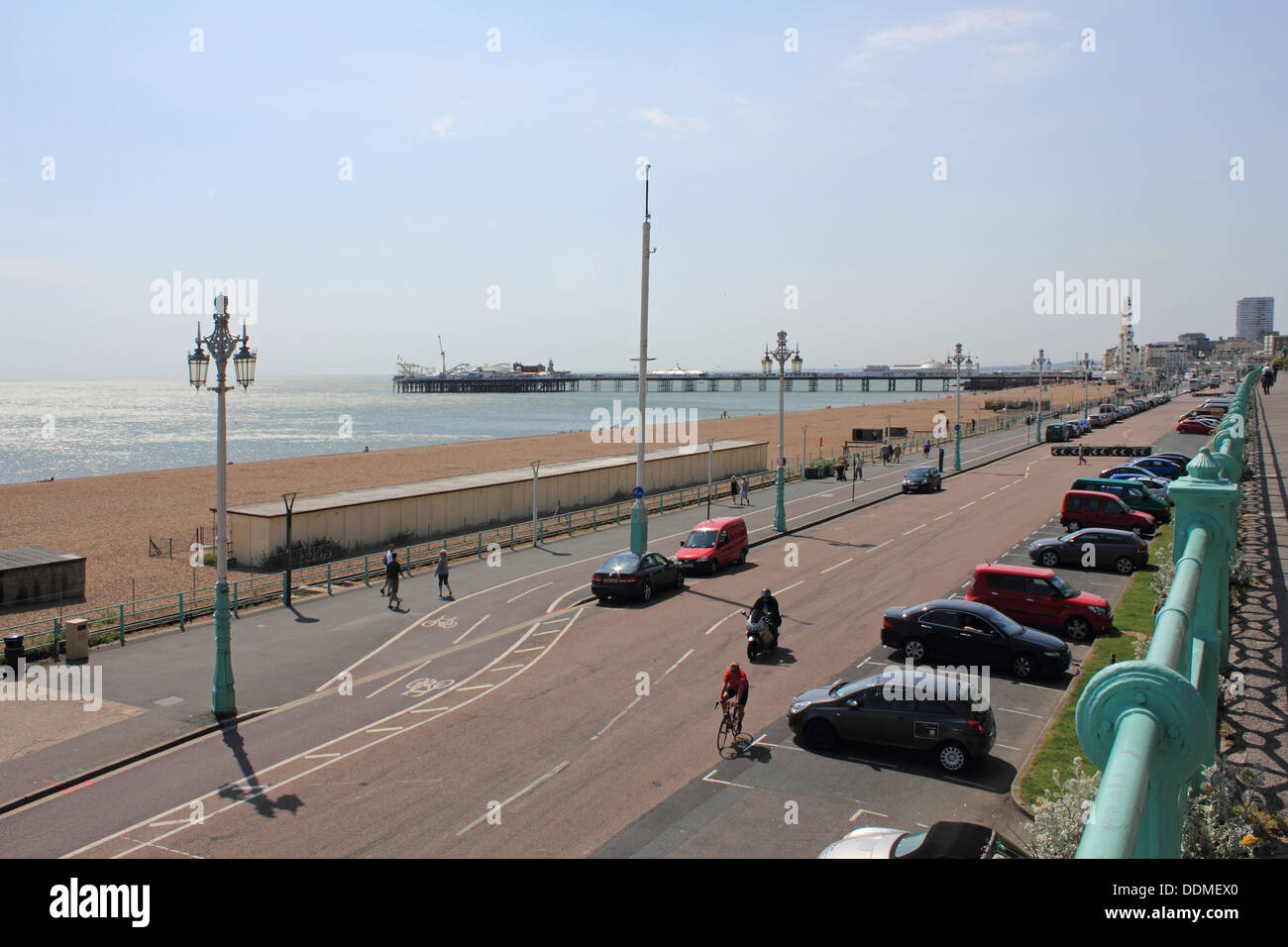 On the front at Madeira Drive, Brighton, Sussex, England, UK Stock ...