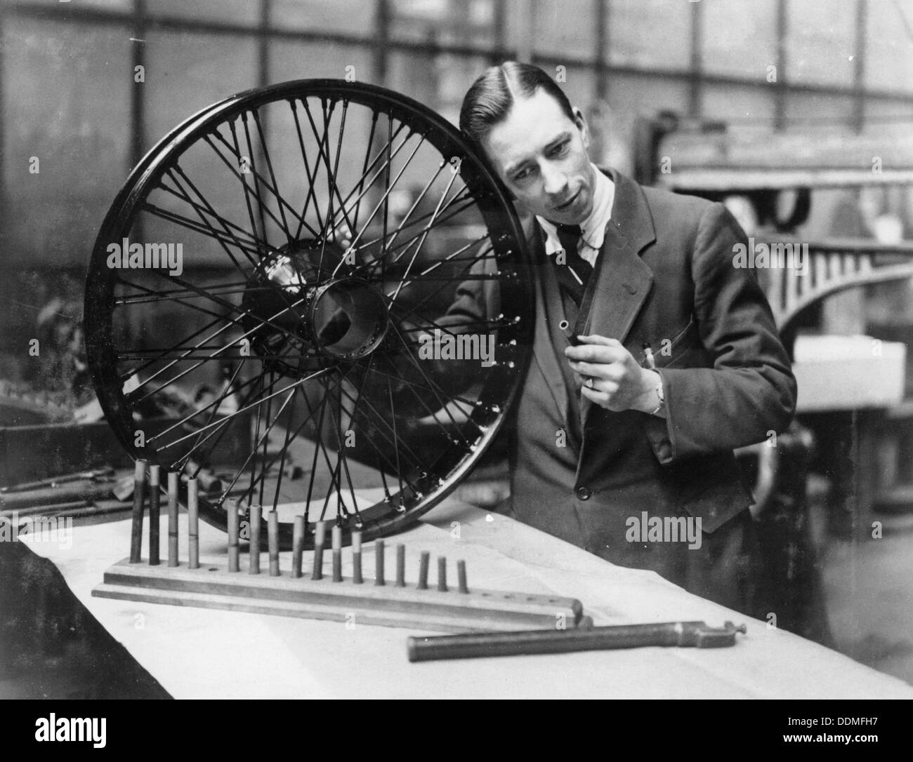 Man wheel Black and White Stock Photos & Images - Alamy