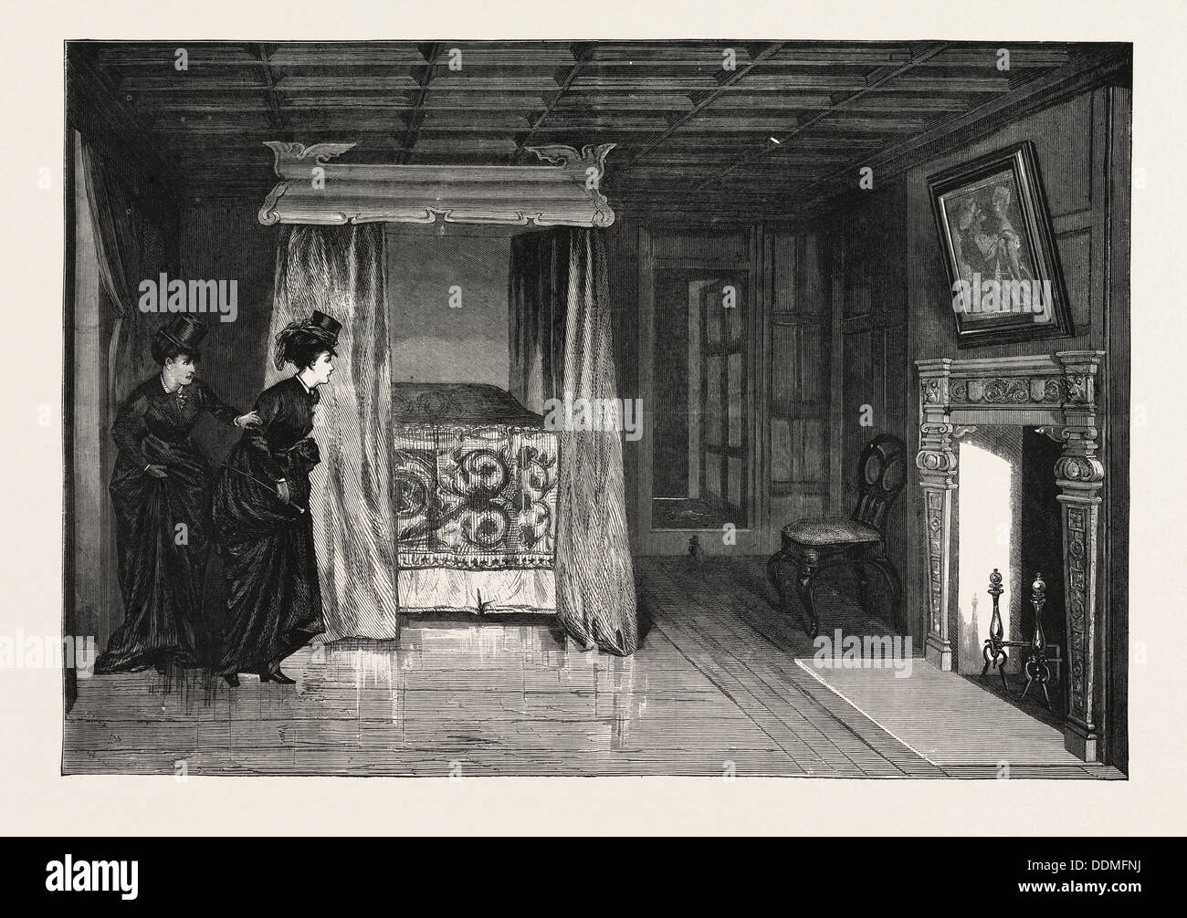 THE VISIT TO THE HAUNTED CHAMBER Stock Photo - Alamy