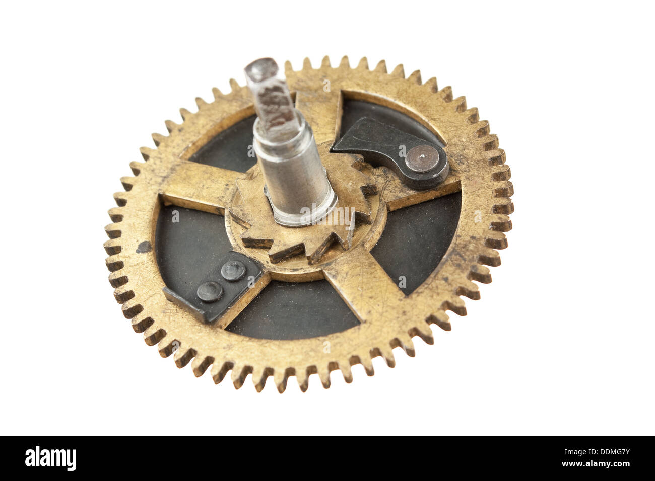 hour gear isolated on white background Stock Photo - Alamy