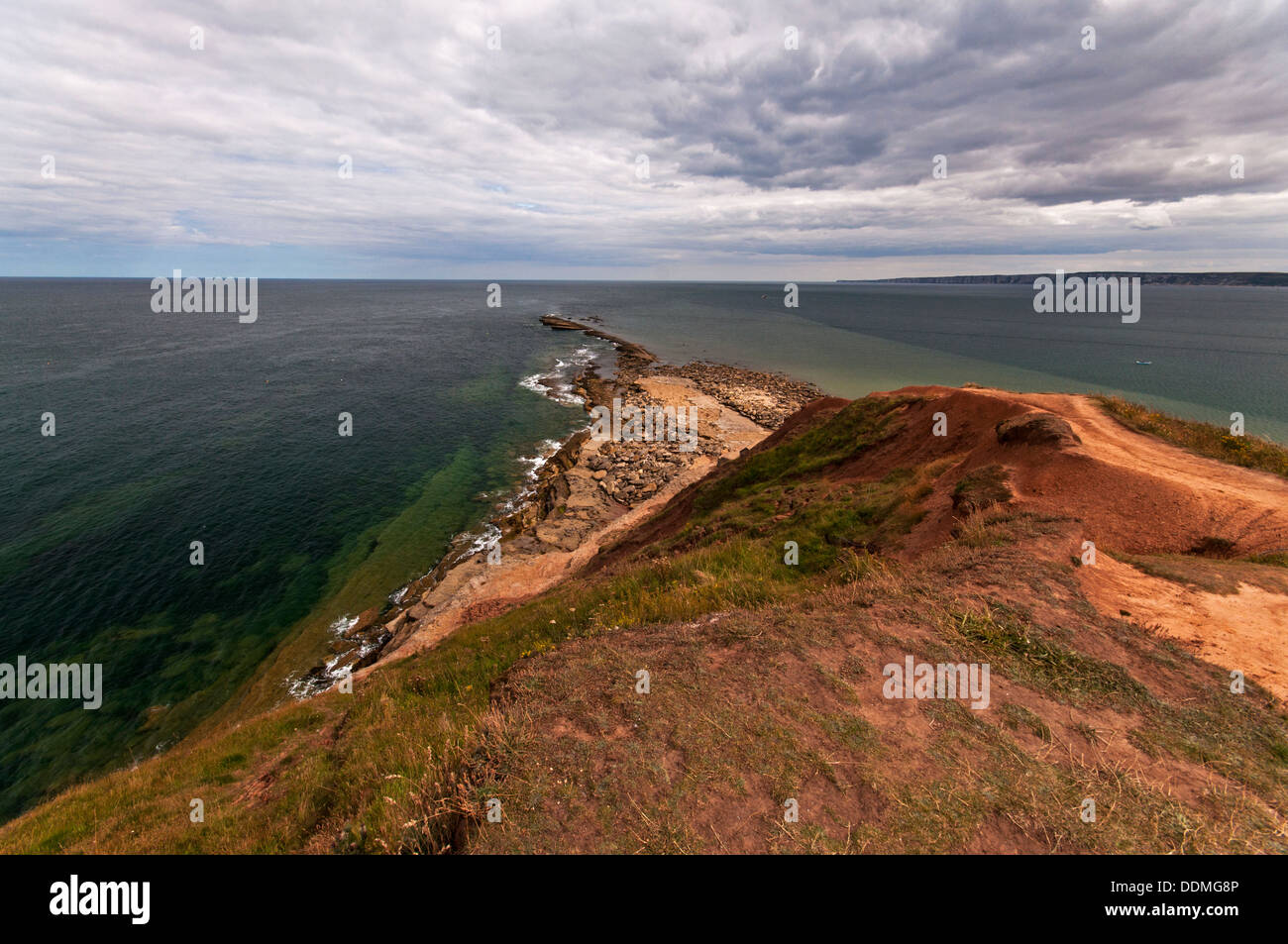 Filey Brigg on the North Yorkshire coastline Stock Photo - Alamy