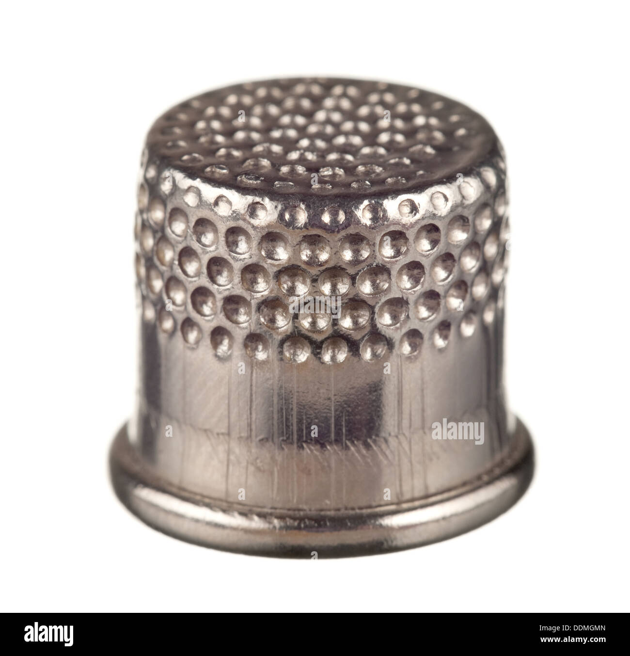 thimble isolated on white background Stock Photo - Alamy