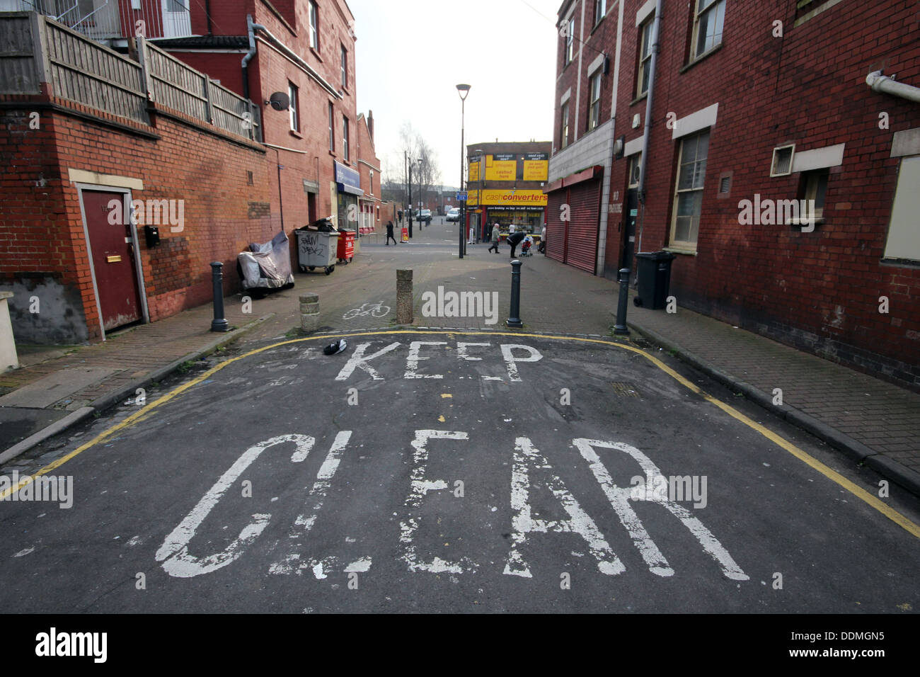Backstreets and alleyways in Bedminster, Bristol Stock Photo - Alamy