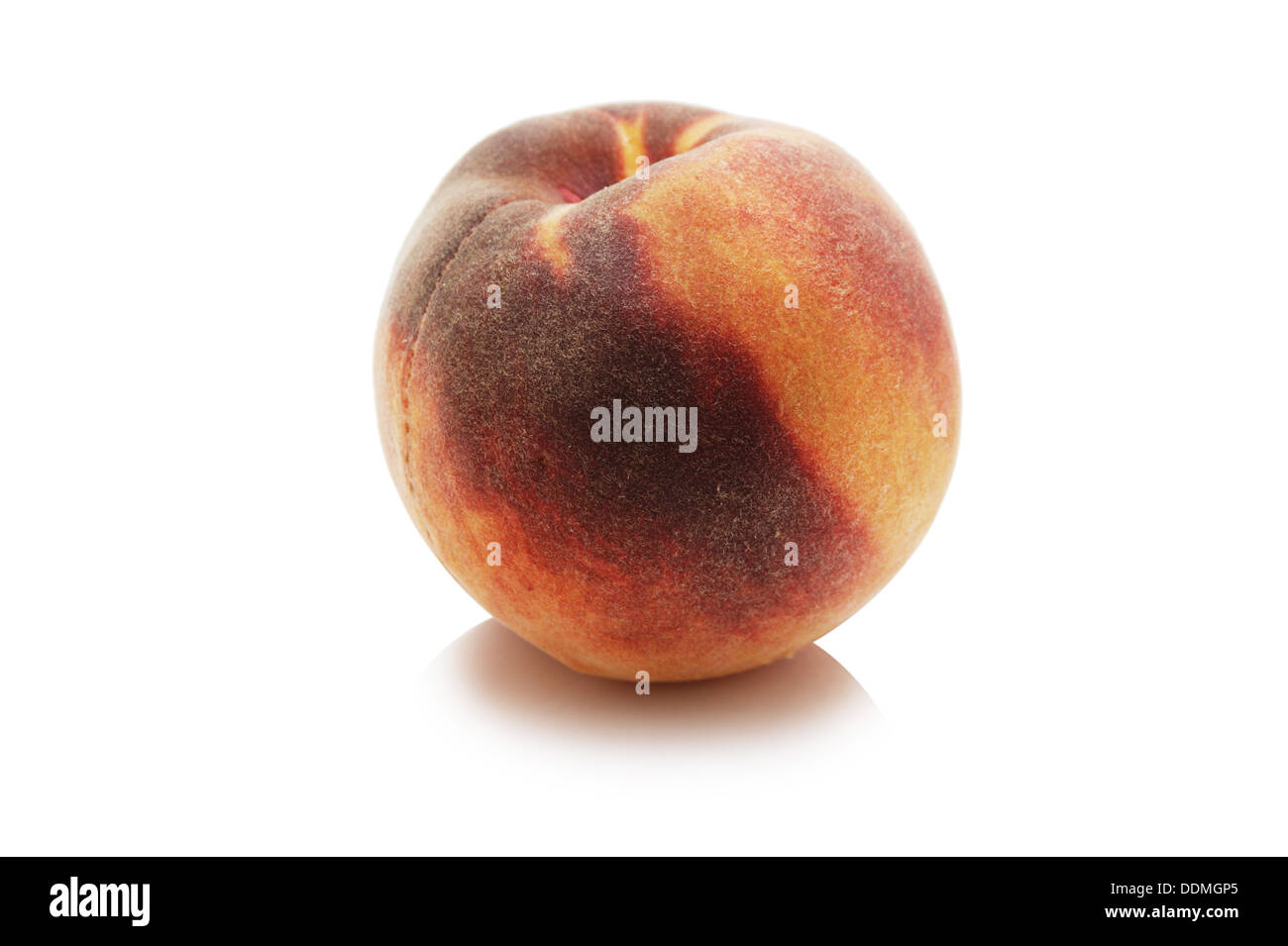 Ripe full peach fruit Cut Out Stock Images & Pictures - Alamy