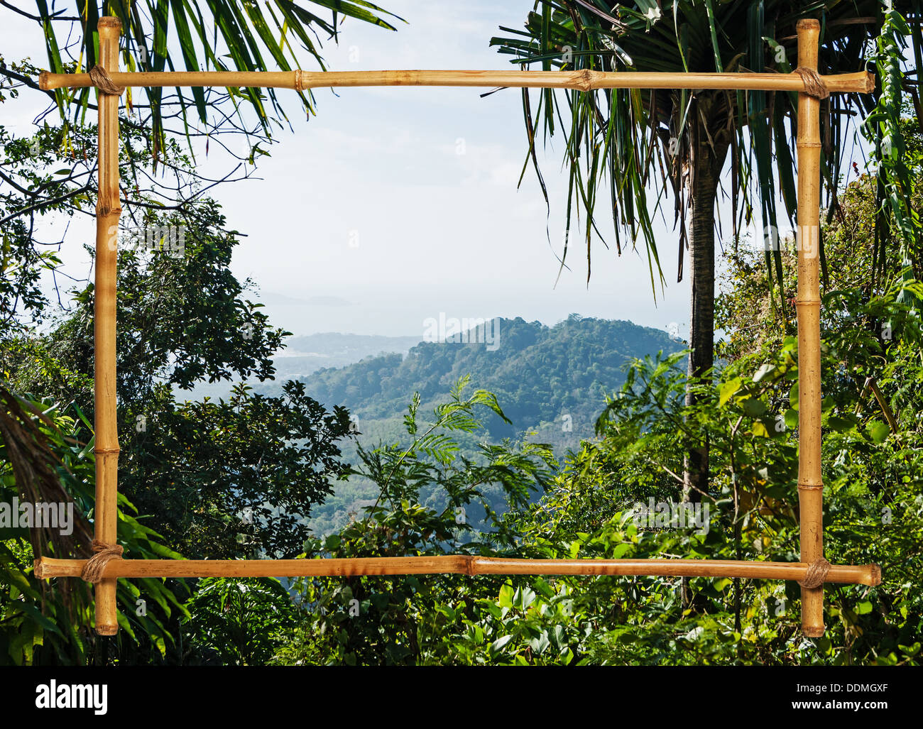 Bamboo frame hi-res stock photography and images - Alamy