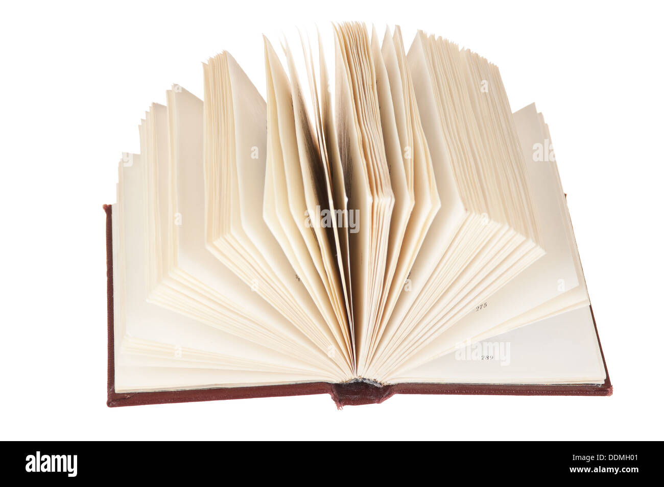 open old books isolated on white background Stock Photo - Alamy