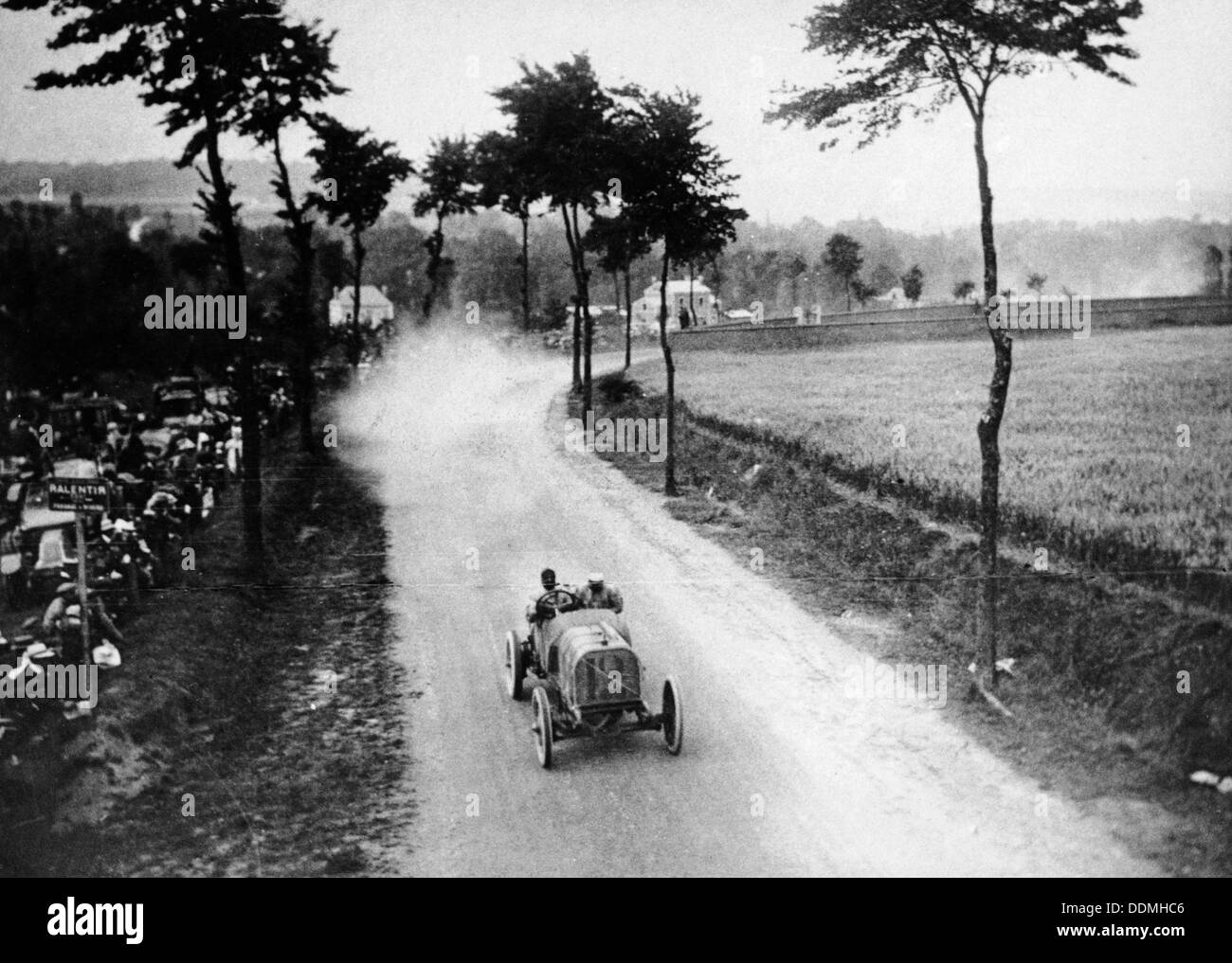 Alessandro Cagno driving his Itala, French Grand Prix, Dieppe, 1908 ...