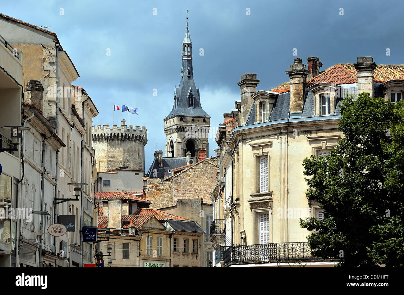 Old town area of Angouleme in southwestern France Stock Photo - Alamy