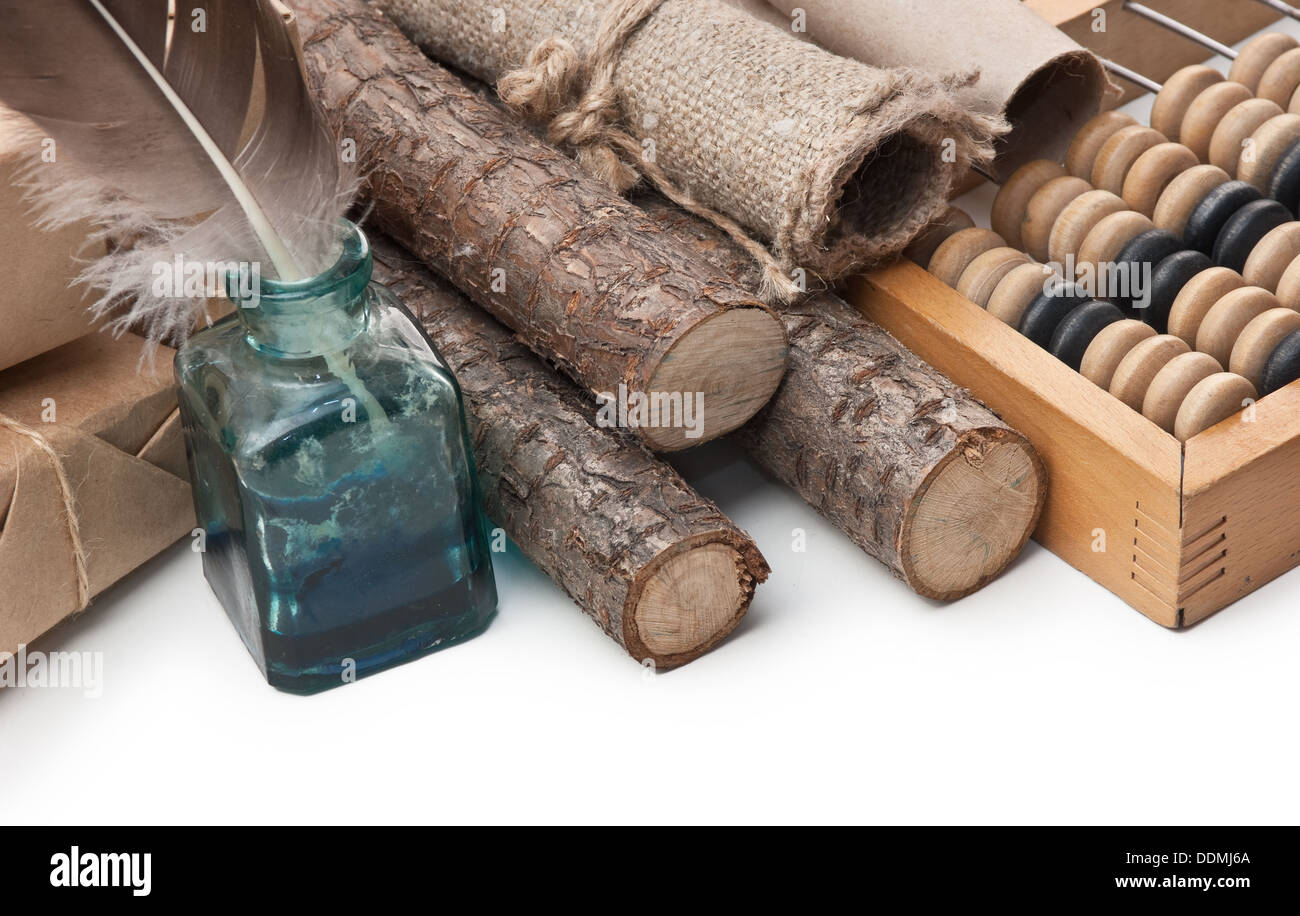 miscellaneous object in cargo office isolated on a white background ...