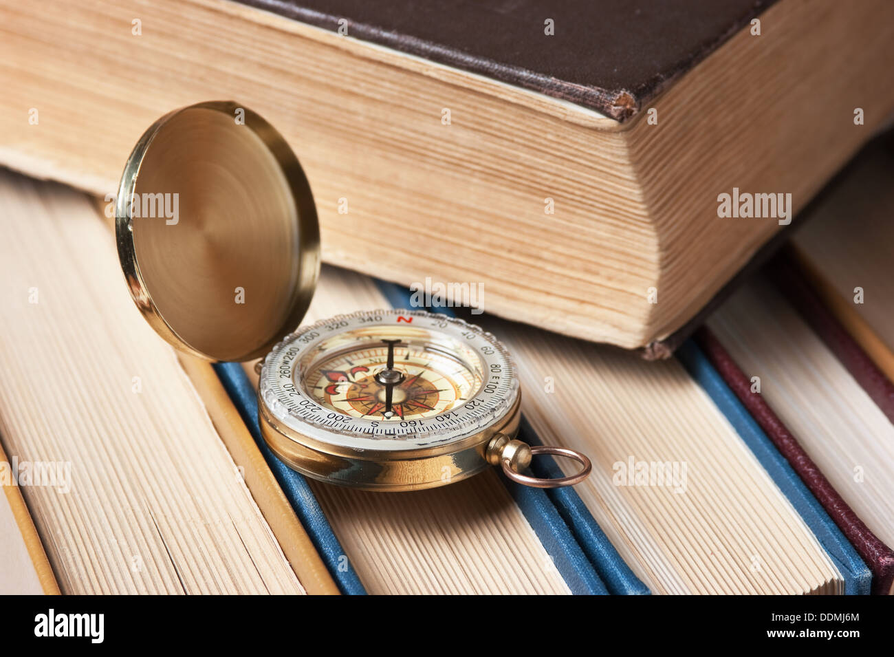 Compass books hi-res stock photography and images - Alamy