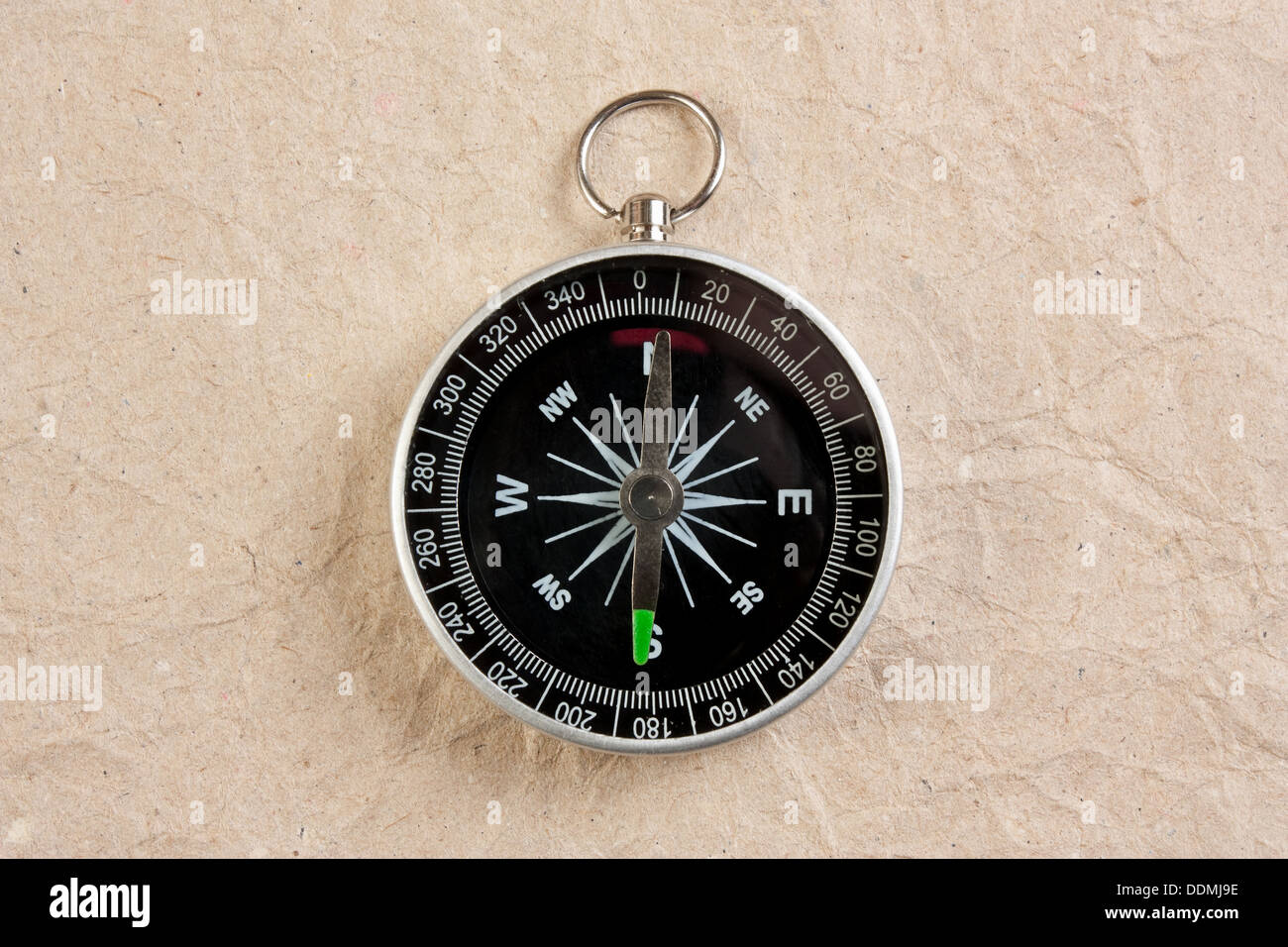 compass on the background of old paper Stock Photo - Alamy