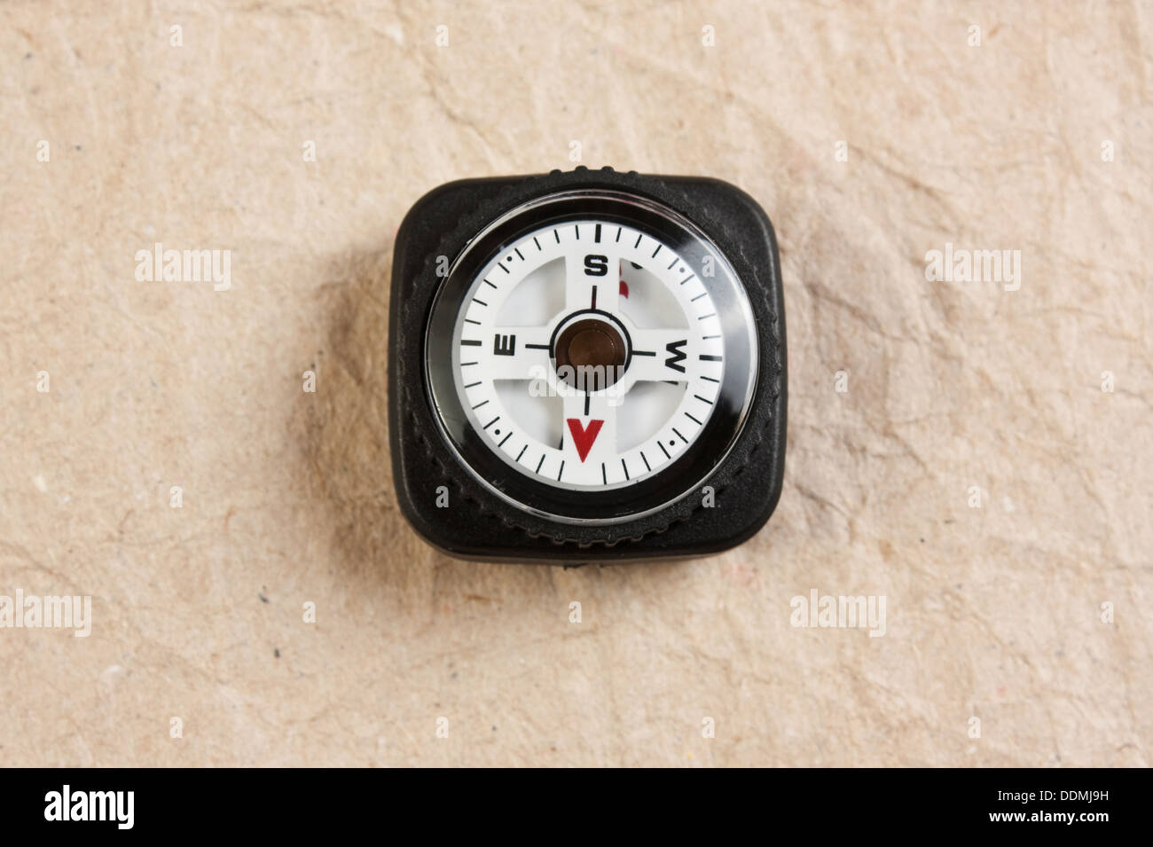 compass on the background of old paper Stock Photo - Alamy