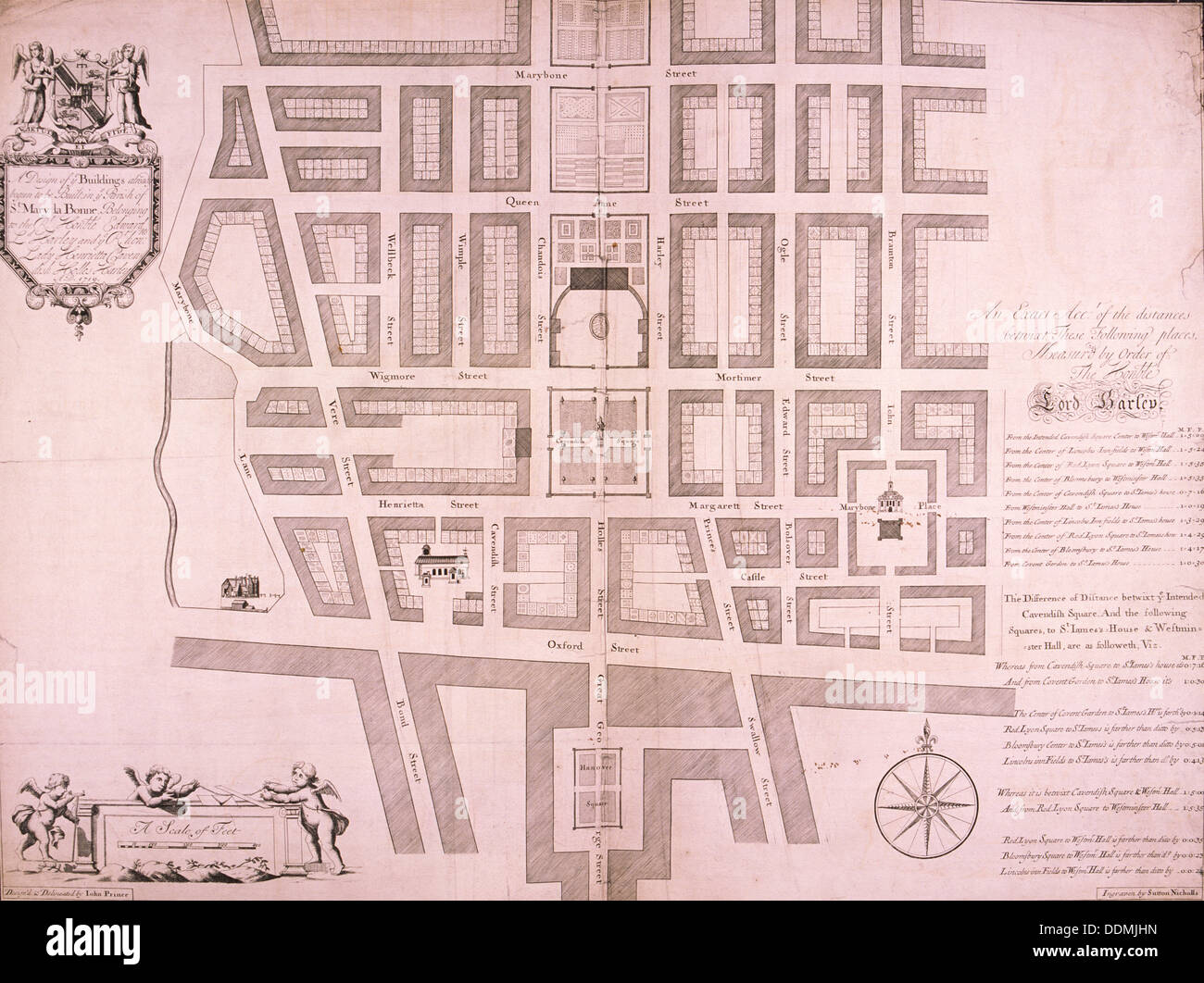 Harley street map hi-res stock photography and images - Alamy