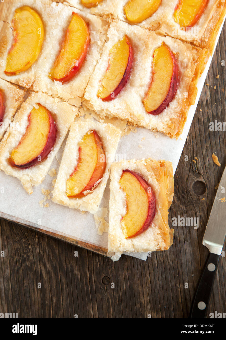 Phyllo Tart with Sugared Peashes Stock Photo - Alamy