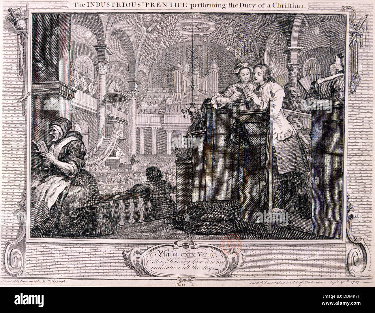 'The industrious 'prentice performing the duty of a christian', from ...