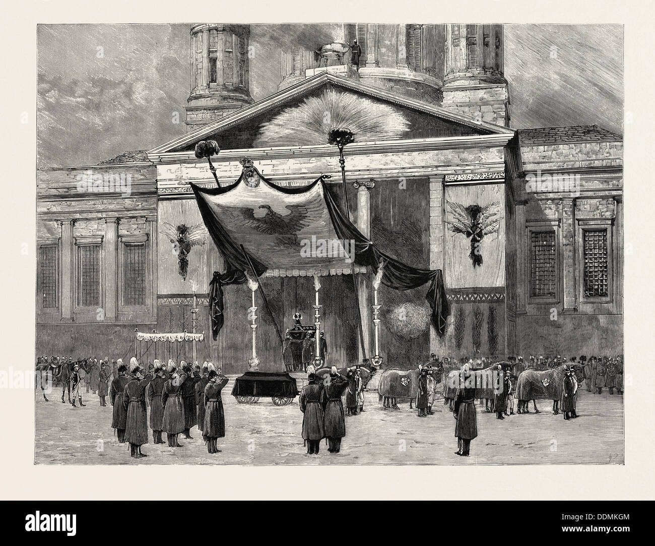 Victorian funeral procession hi-res stock photography and images - Alamy