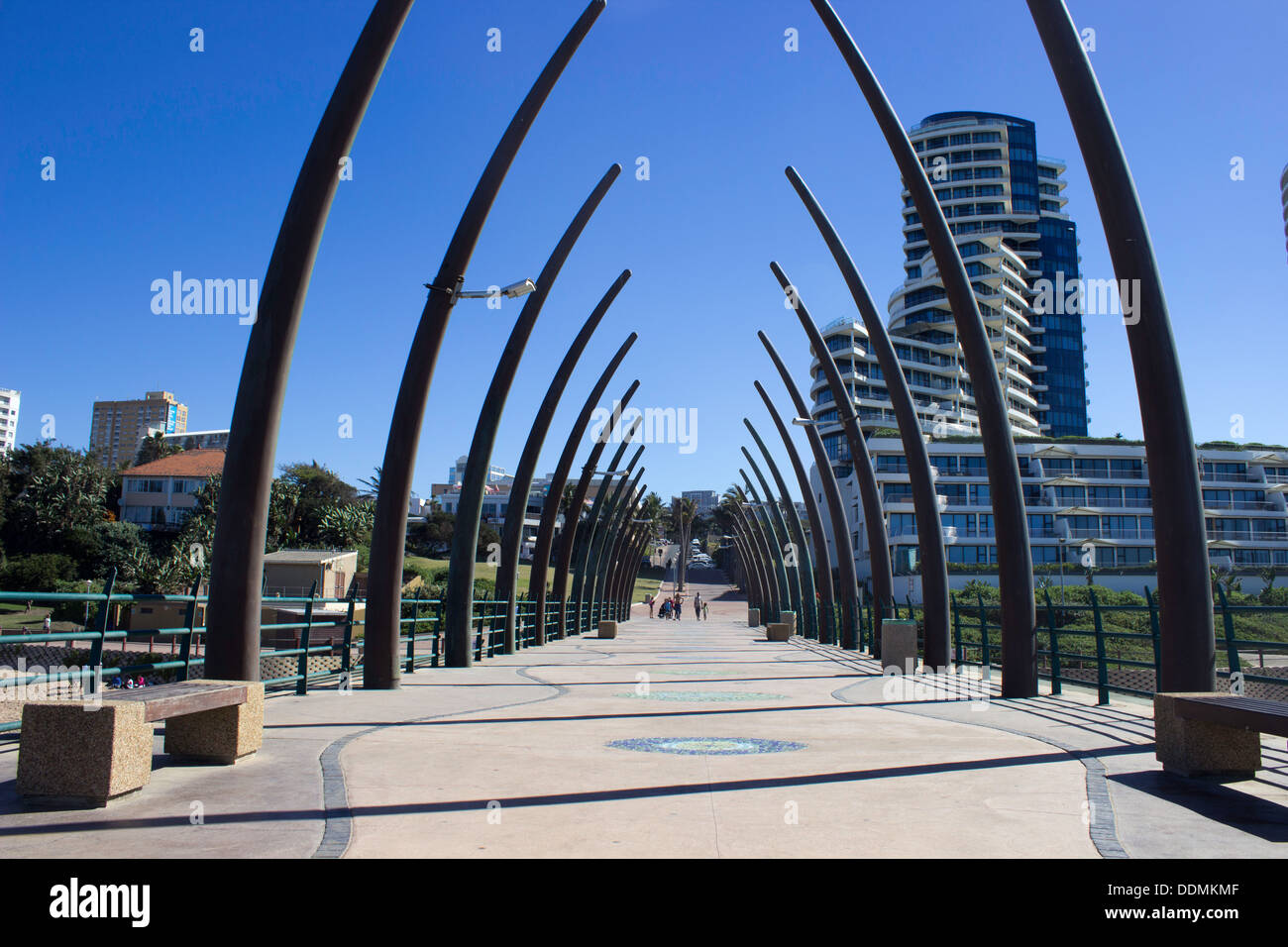 The Whale Bone Pier, Umhlanga Rocks, South Africa Stock Photo - Alamy