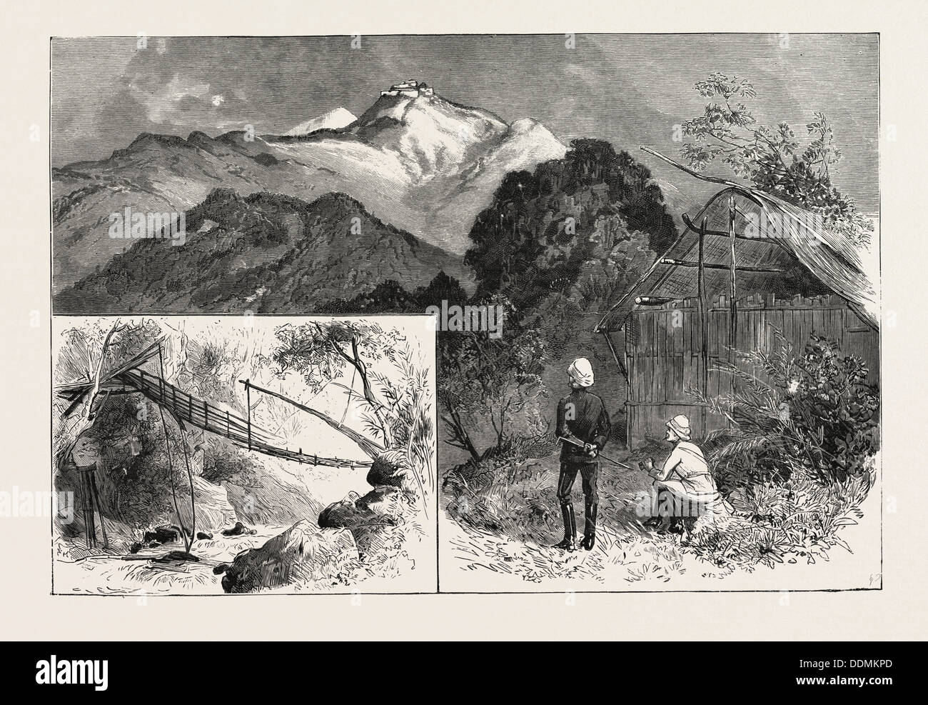 THE SIKKIM EXPEDITIONARY FORCE, NORTHERN INDIA THE CAPTURE OF FORT LING ...