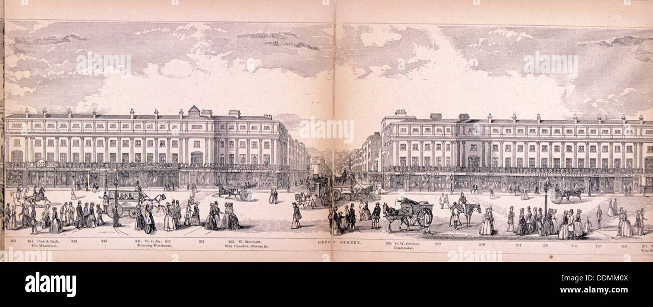 Panorama of London, 1849. Artist: George C Leighton Stock Photo - Alamy