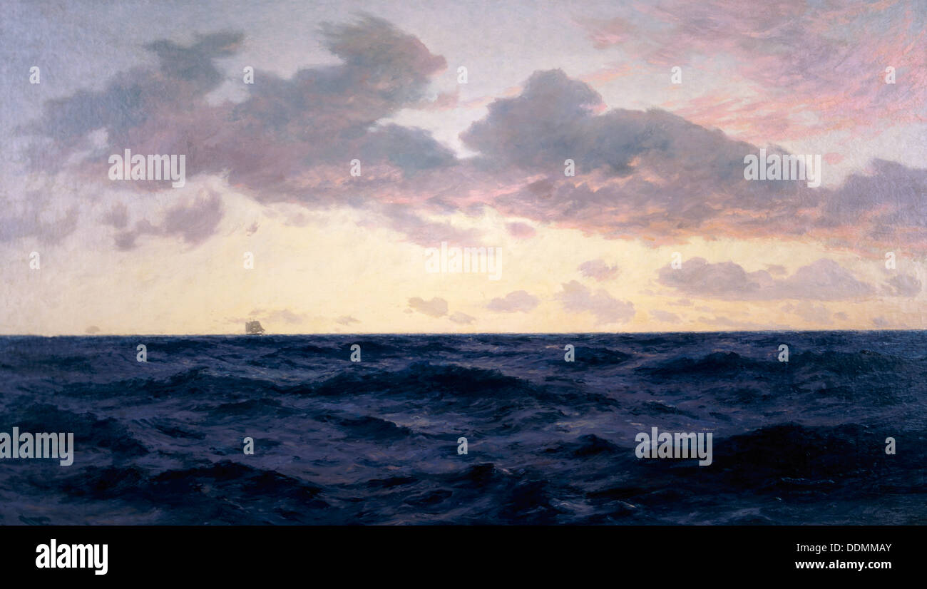 Evening 1898 artist william ingram hi-res stock photography and images ...