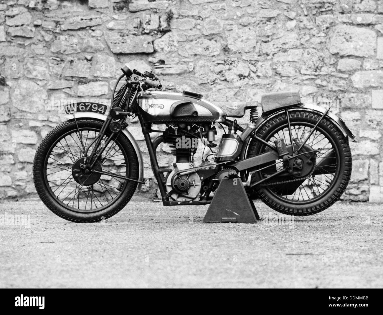 Norton motorbike, an International Model 30, 1932. Artist: Unknown ...