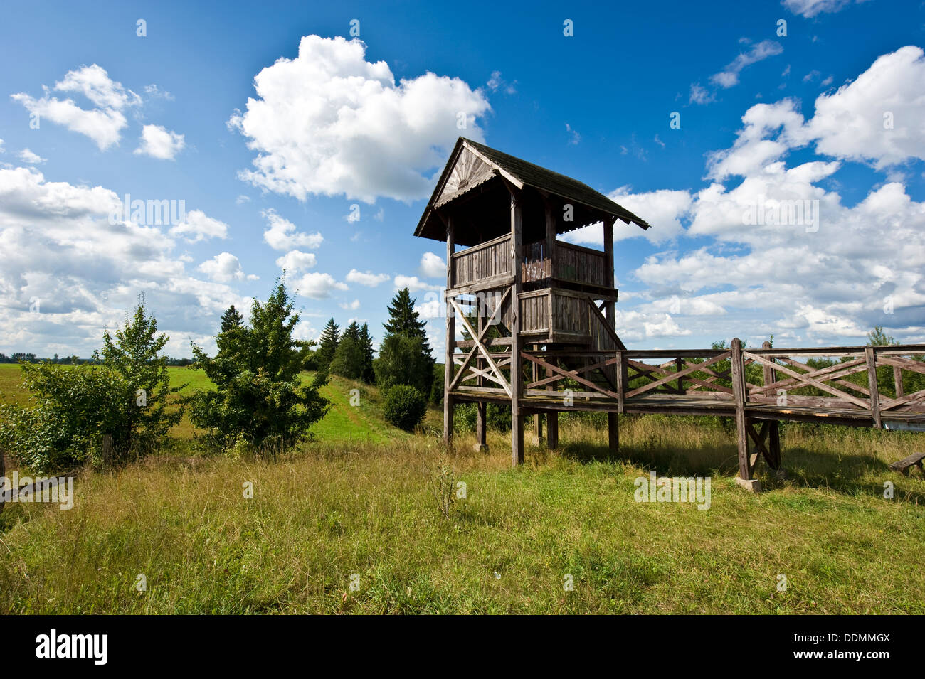 Wooden watchtower hi-res stock photography and images - Alamy