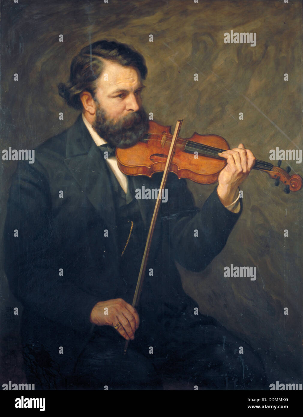 Doctor Joseph Joachim, 1876. Artist: James Archer Stock Photo - Alamy