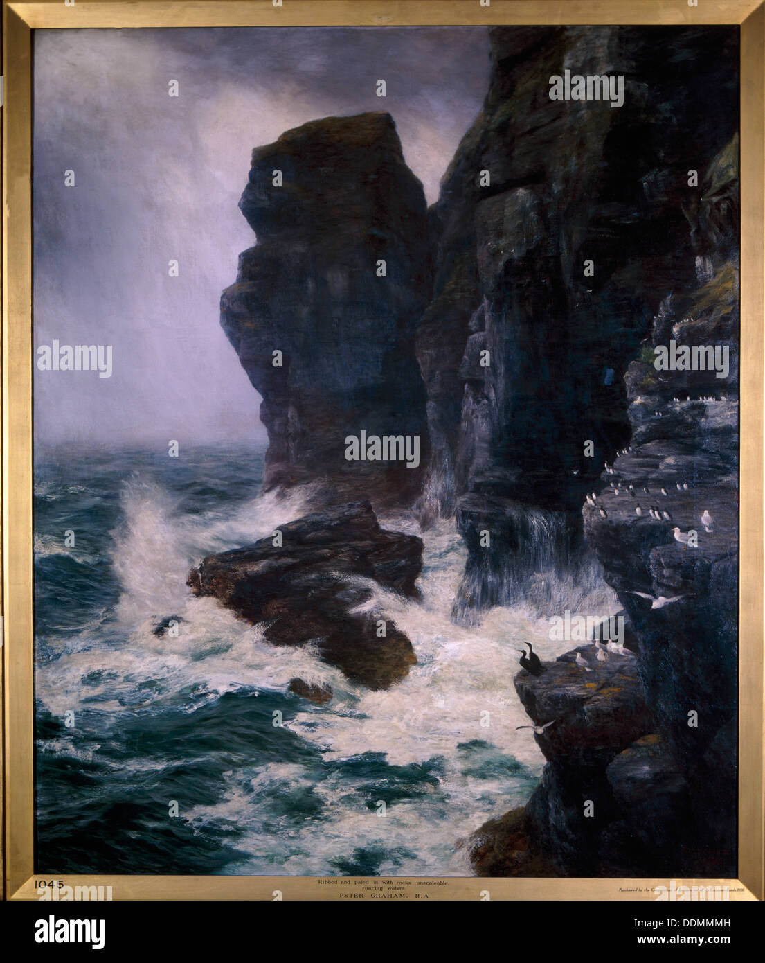 'Ribbed and Paled in by Rocks Unscaleable', 1885. Artist: Peter Graham ...