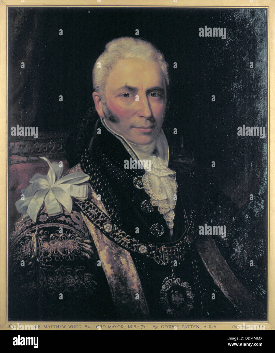 Sir Matthew Wood, Lord Mayor 1815-1817 Artist: George Patten Stock ...