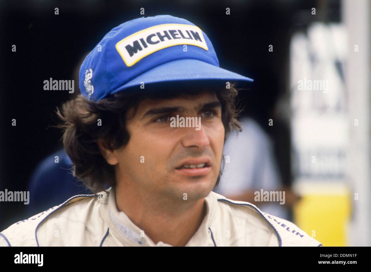 Nelson Piquet at the British Grand Prix, Silverstone, Northamptonshire ...