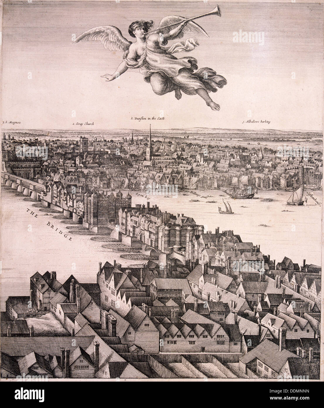 Panoramic view of London, c1670. Artist: Wenceslaus Hollar Stock Photo ... Panoramic view of London, c1670. Artist: Wenceslaus Hollar Stock Photo ...