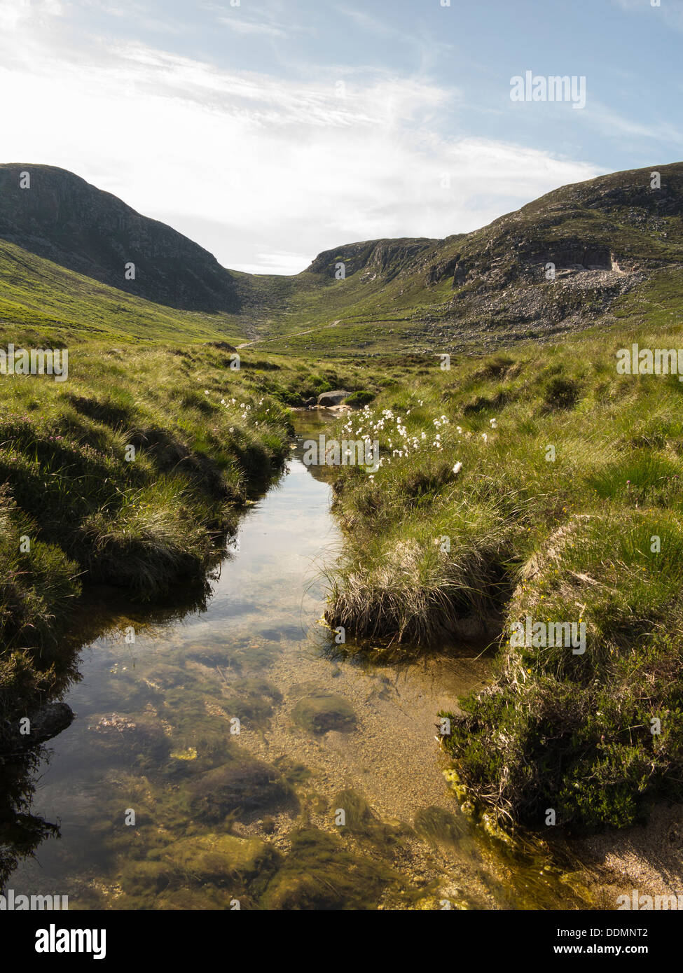 famous area in the mourne mountains in ireland known as the hares gap ...